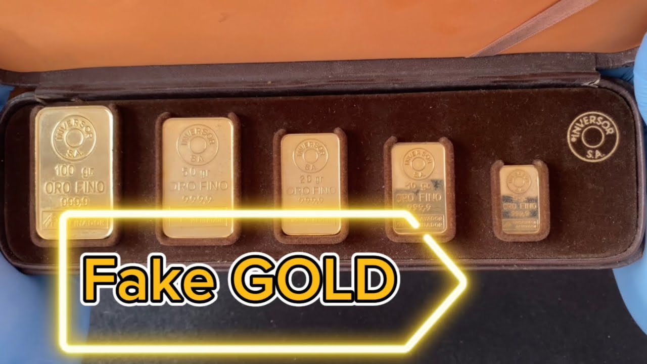 Oro falso , un muestrario de venta - YouTube