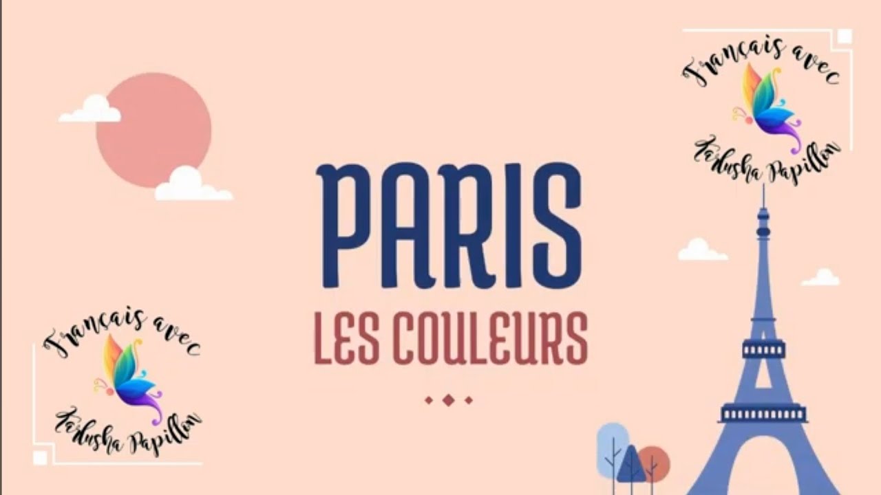 LES COULEURS en Francais A1 LOS COLORES en Francés A1 - YouTube