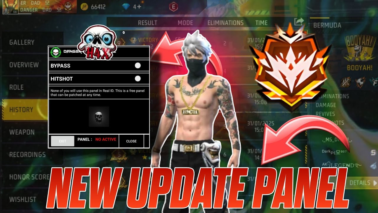 Ob47 new headshot panel | Free Fire injector 🍁 Free Fire headshot panel ...