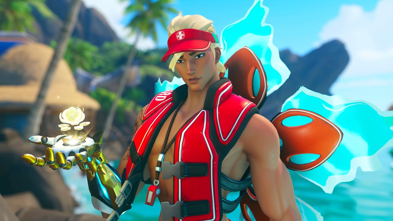 NEW Lifeguard Lifeweaver Skin Showcase | Overwatch 2 - YouTube