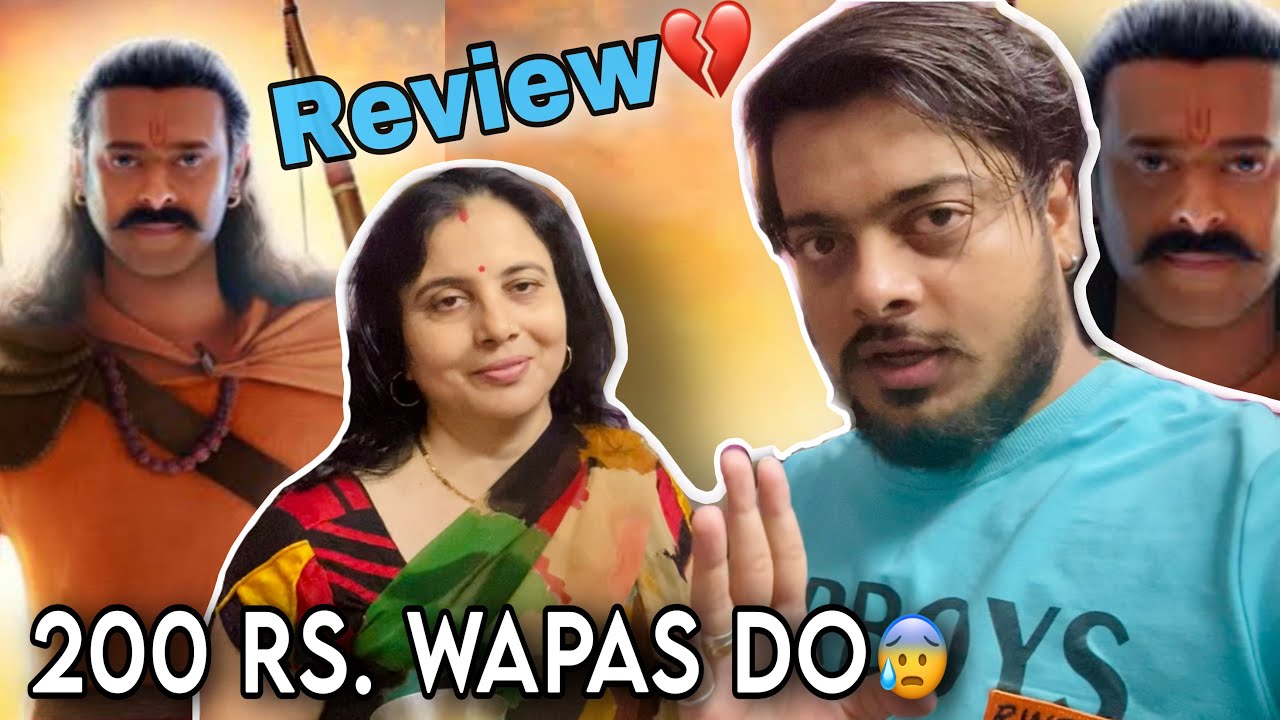 💔ADIPURUSH ye MOVIE Thi Ya PRANK?😰 || Honest Review😰 || Prem Bhati Vlog ...