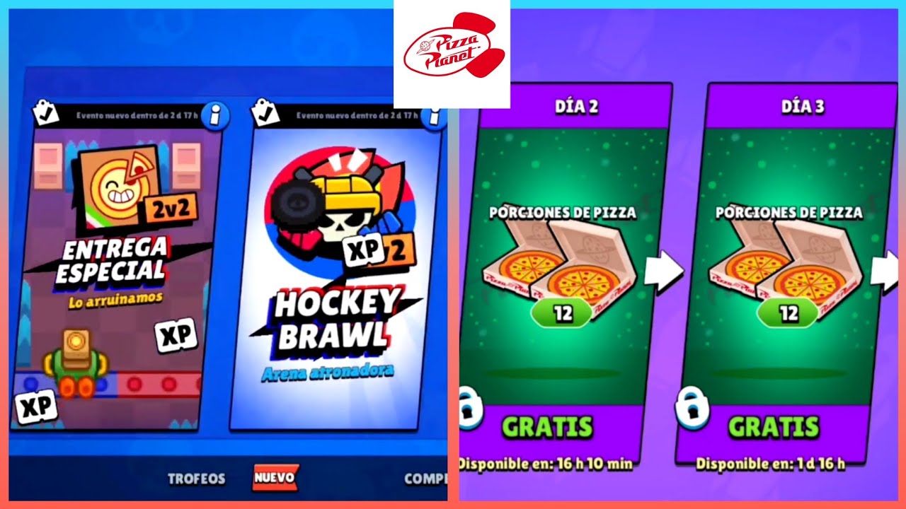 Jugando a los nuevos modos de Pizza Planet de Brawl Stars - YouTube
