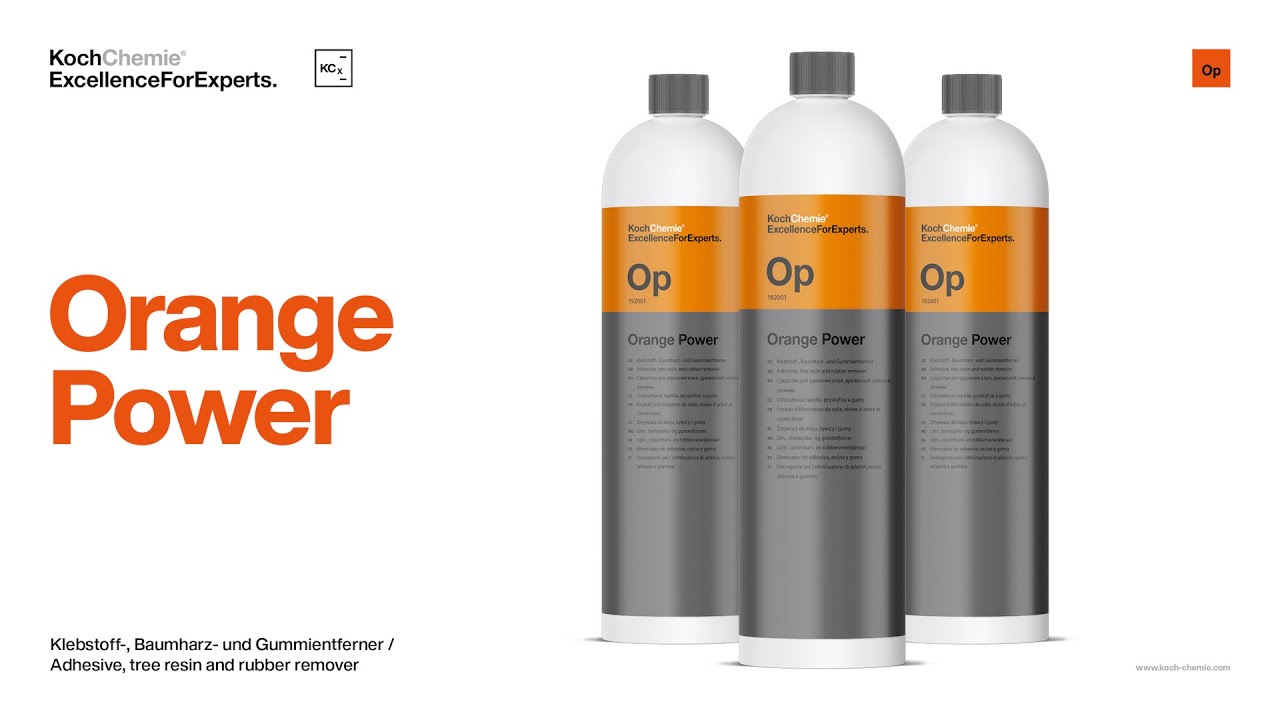 Orange Power オレンジパワー | Koch-Chemie Distributor JAPAN - YouTube