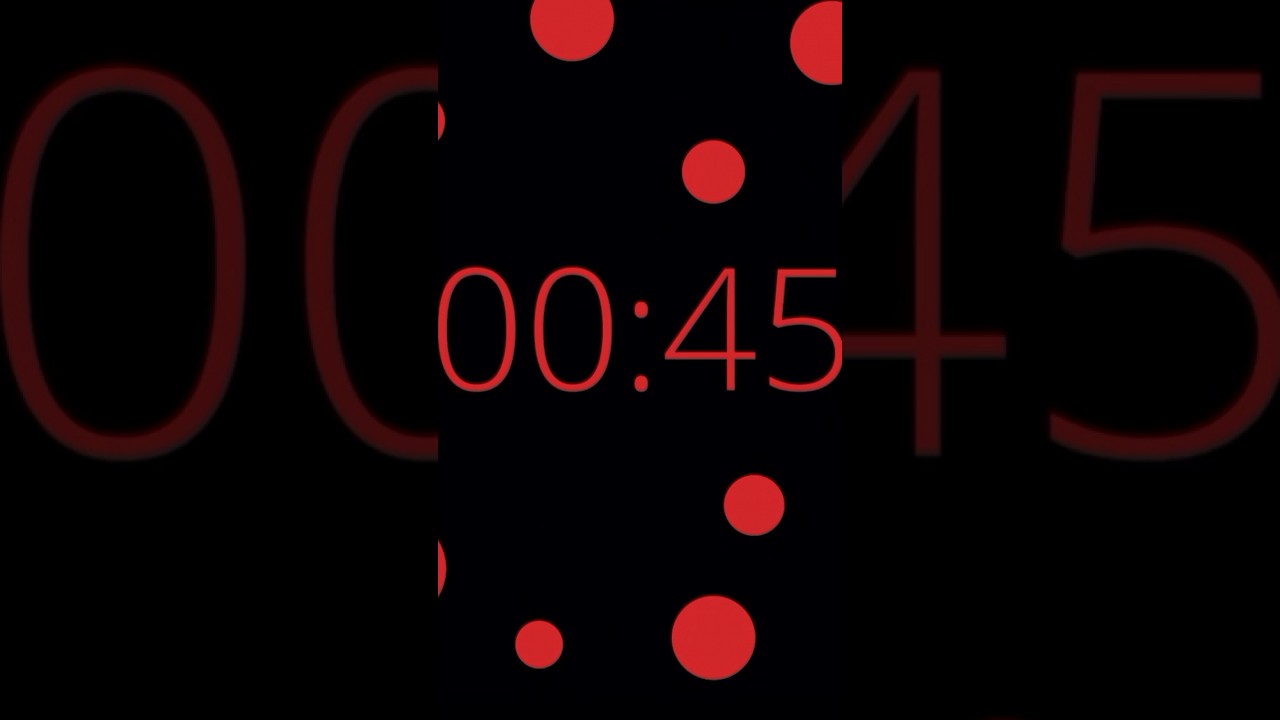 45 Second Timer With Music - YouTube