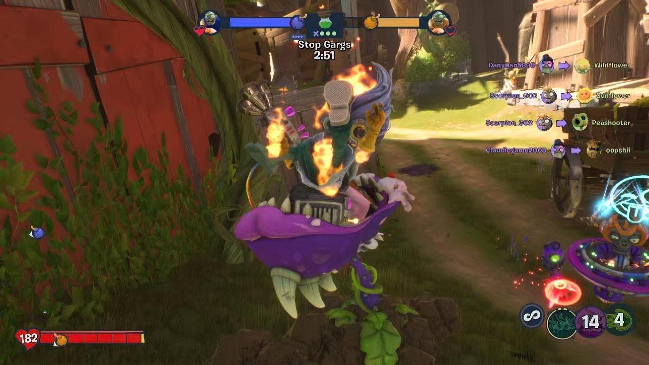 Plants vs. Zombies BFN | Chomper triple - YouTube