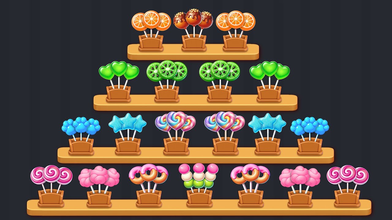 Candy Sort: Color Sorting Game Trailer | Candy Sorting Puzzle Game ...