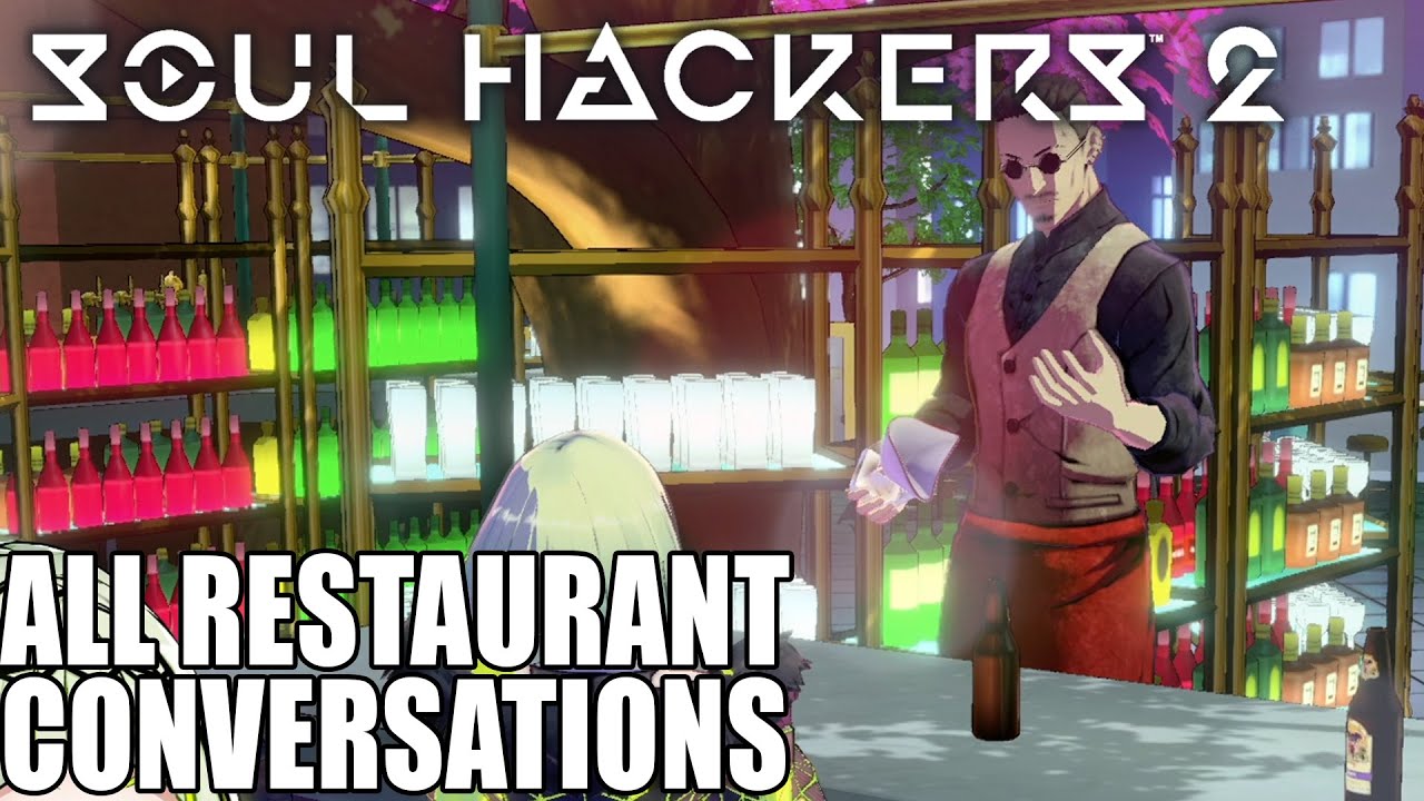 Soul Hackers 2 - Endgame Bar Heidrun Conversation Cutscenes - YouTube