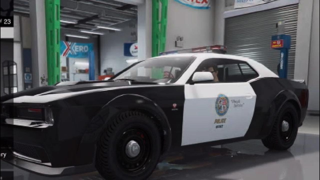 GTA Online Gauntlet Police Car Customization - YouTube
