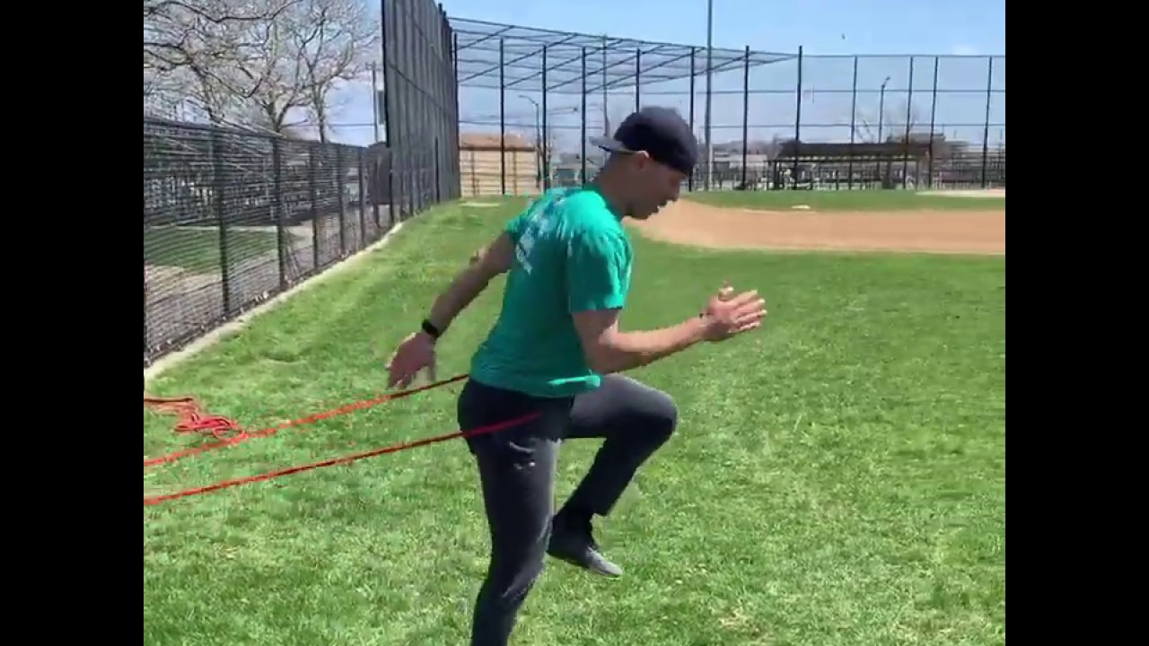 Banded Single Leg Hops - YouTube