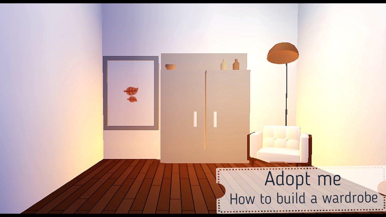How to build a wardrobe | Super easy | Cheep | Adopt Me - YouTube