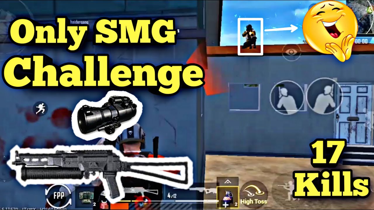 Pakistan | Only SMG Guns Challenge with 2X Scop |TiPU GaMING - YouTube