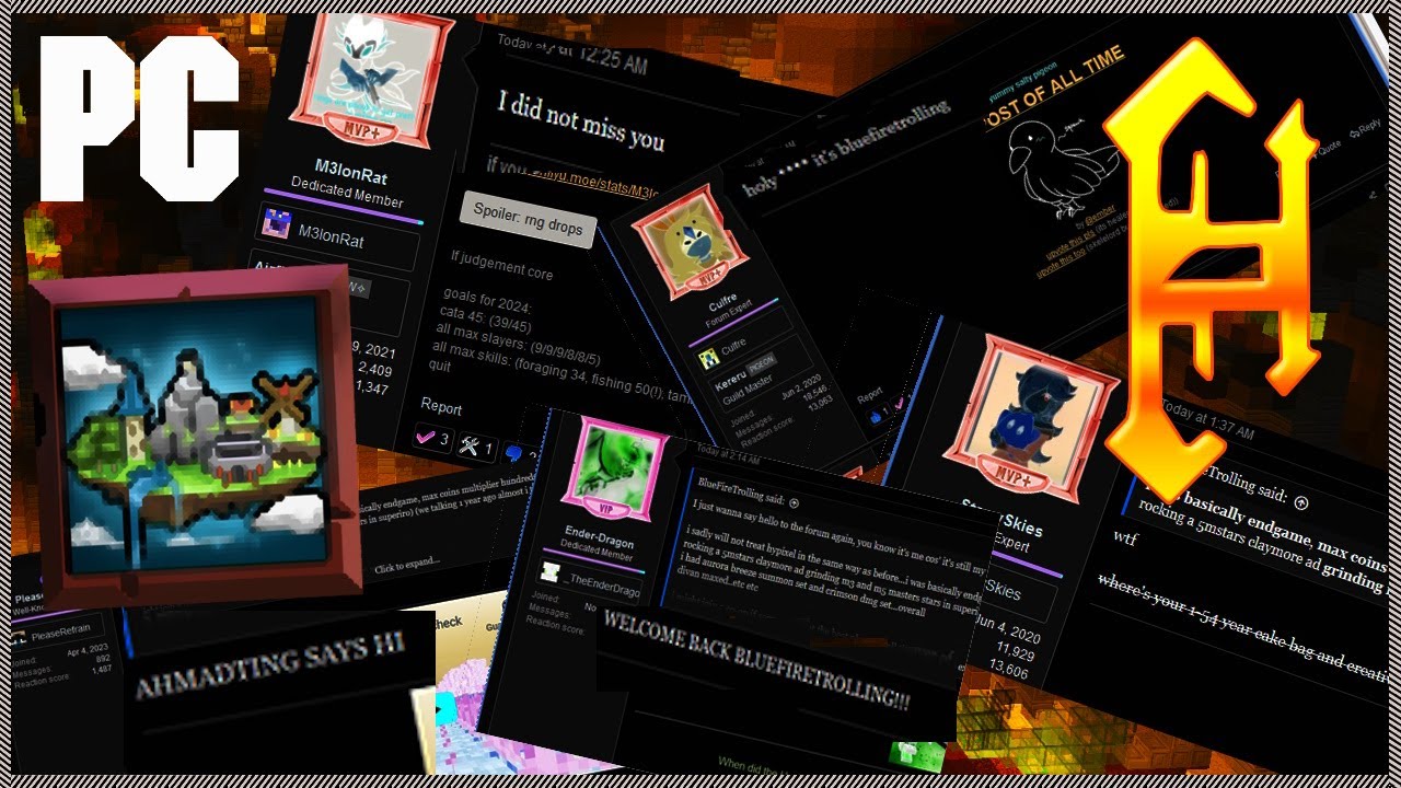 Hypixel Skyblock How The Best Minecraft Player Start it p8 - BlueFire ...