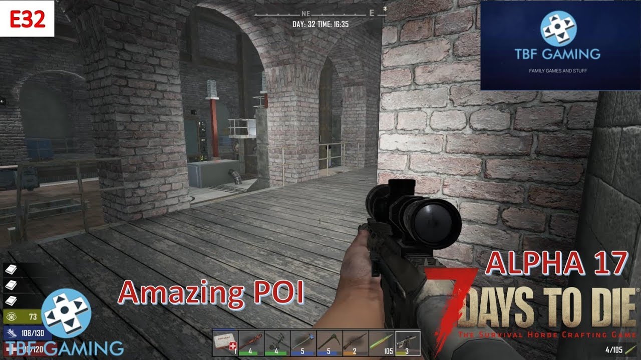 Amazing POI Mansion E32 - 7 Days to Die Alpha 17 - 7D2D A17 - YouTube