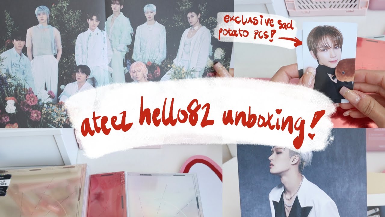 ateez golden hour part 2 album unboxing ˚ʚ♡ɞ˚ hello82 special sad ...
