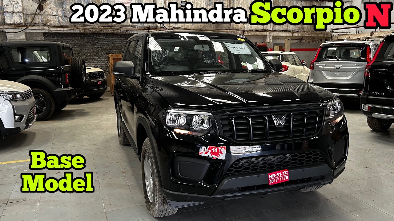 Mahindra Scorpio N Z2 Features Less Indian Safest Car || Scorpio N Base ...