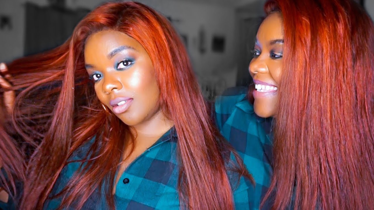 Blazing Copper: UNICE Body Wave and Feria Hair Color - YouTube
