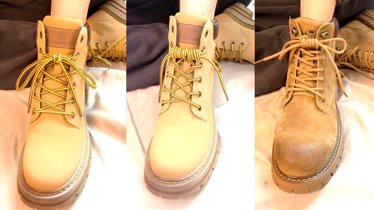 13 Beautiful Ways to Lace Your Boots - YouTube