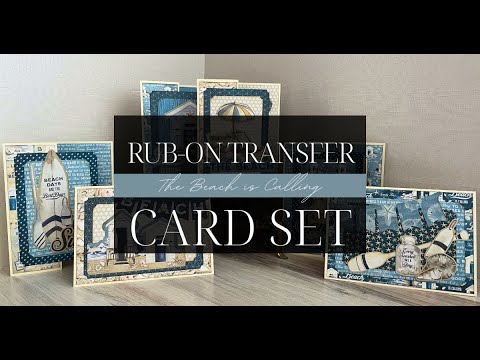 DIY Beach-Themed Z-Fold Card: Graphic 45 Beach Kit - DIY Coastal Cards For Summer