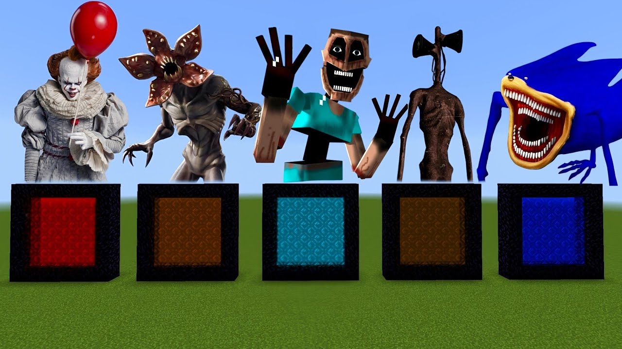 Never Make Portal To Pennywise, Demogorgon, Mimicer, Siren Head, Shin ...