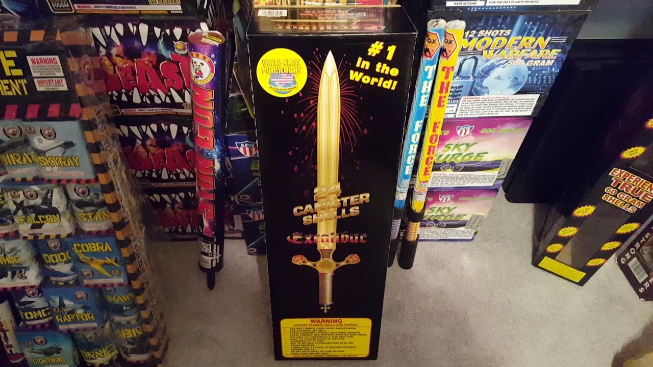 Fireworks Demo (Canister Shells) - Excalibur (World Class) - 6 Demos ...