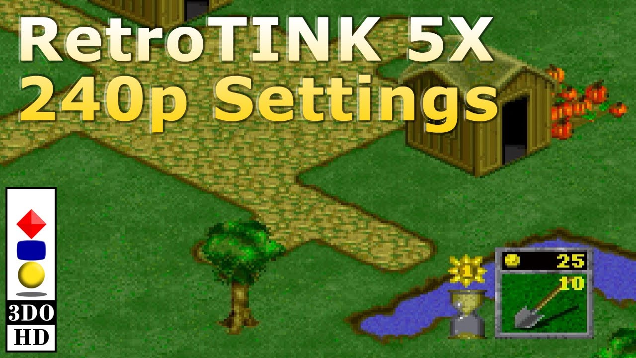 3DO RetroTINK 5X Calibrated Settings for 240p Inputs - YouTube