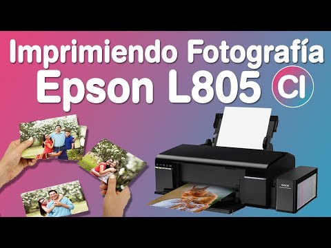 Impresora de Fotografías Calidad Profesional sin Bordes - Epson L805