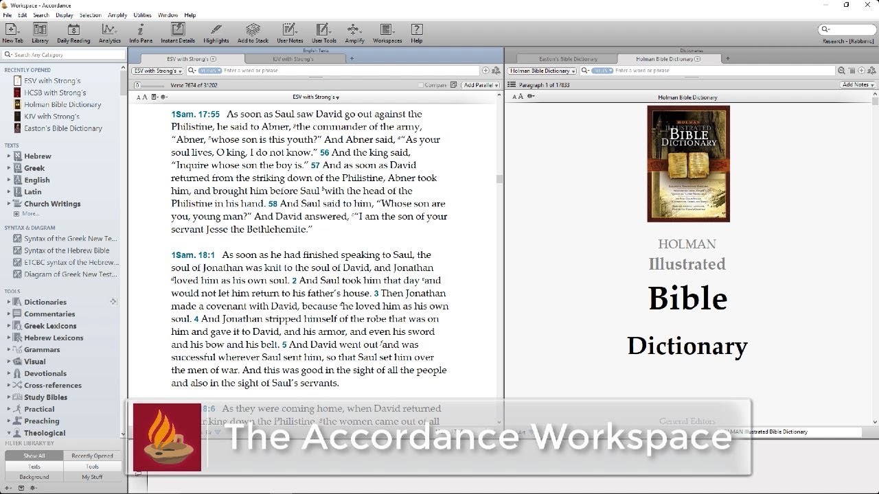 The Accordance Workspace - YouTube