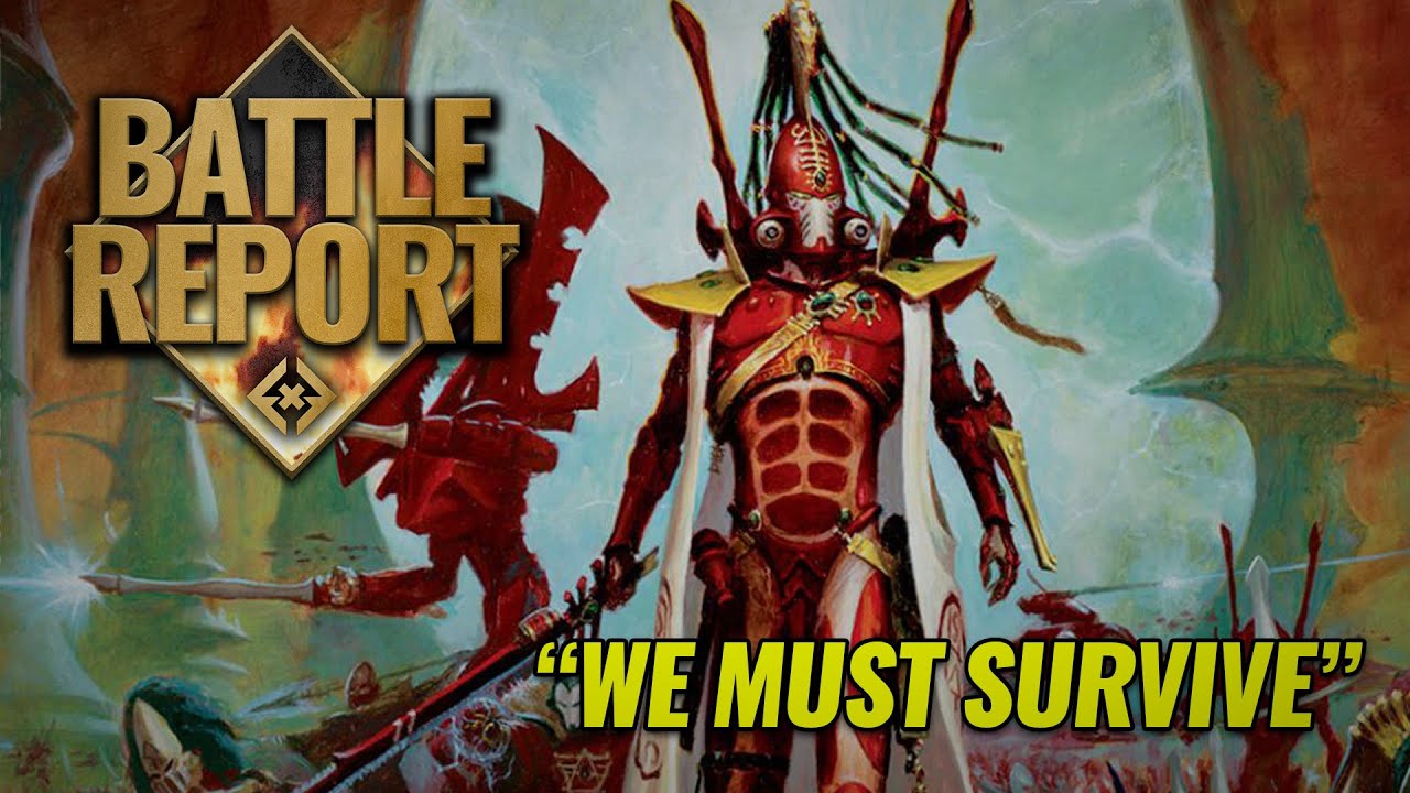 ESCAPE THROUGH THE WEBWAY! Chaos Vs Eldar 2,000 Point Warhammer 40K ...