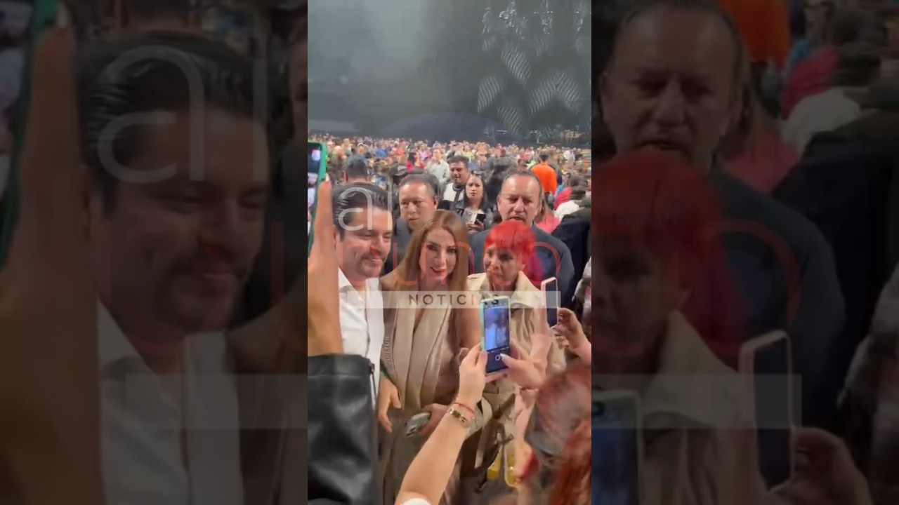 Durante concierto de Los Temerarios captamos a Priscilla Camacho ...