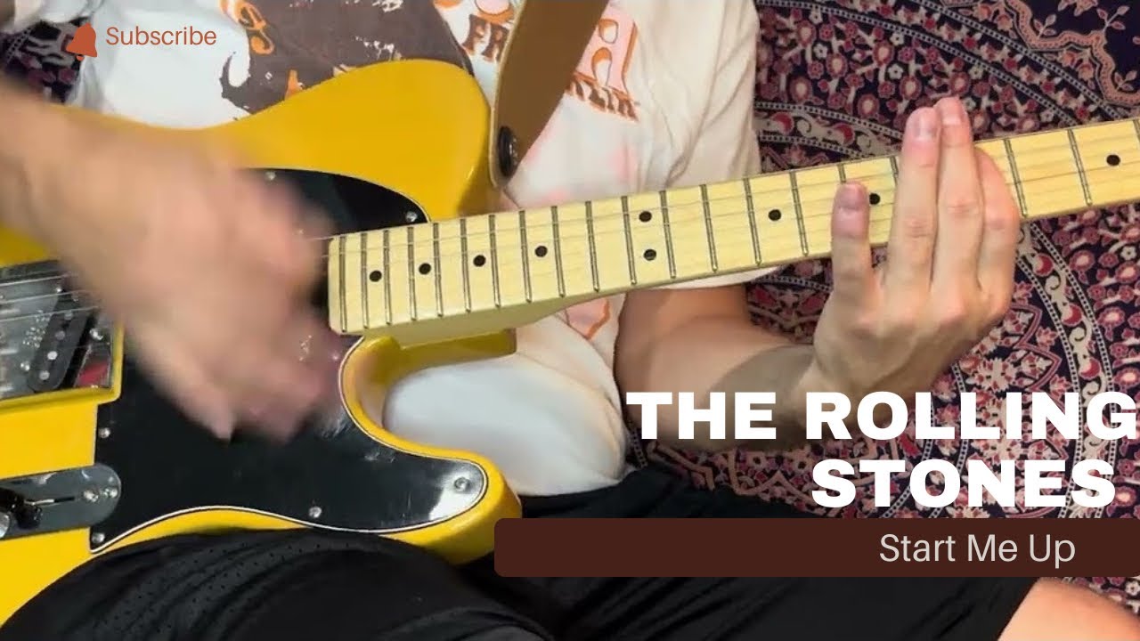 The Rolling Stones - Start Me Up - Guitar - YouTube