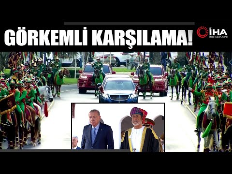 Cumhurbaşkanı Erdoğan, Umman’da Resmi Törenle Karşılandı