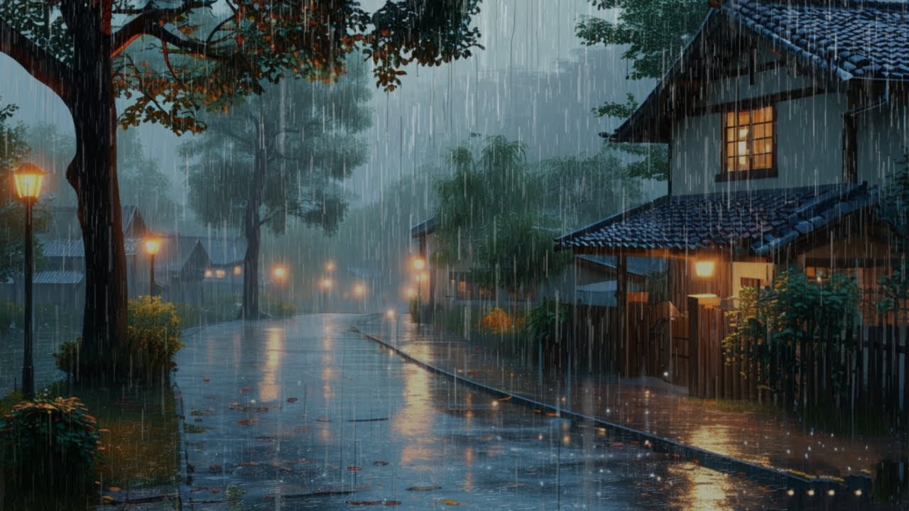 Deep Sleep During the Rainy Night – Beat Insomnia with Relaxing Rain ...