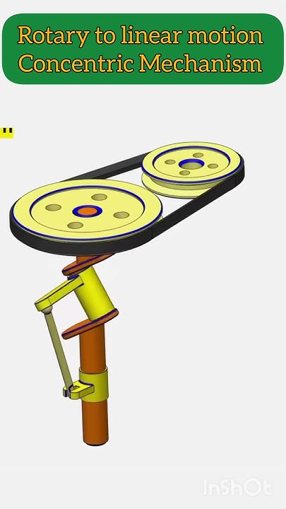 Converting Rotary to Linear Motion | Innovative Mechanism in Action ## ...