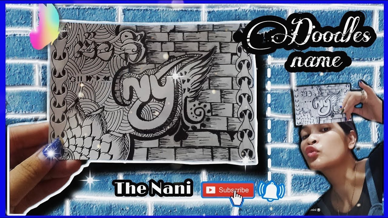 Ep1- How to doodle name “ NY “ ️🤗 - YouTube