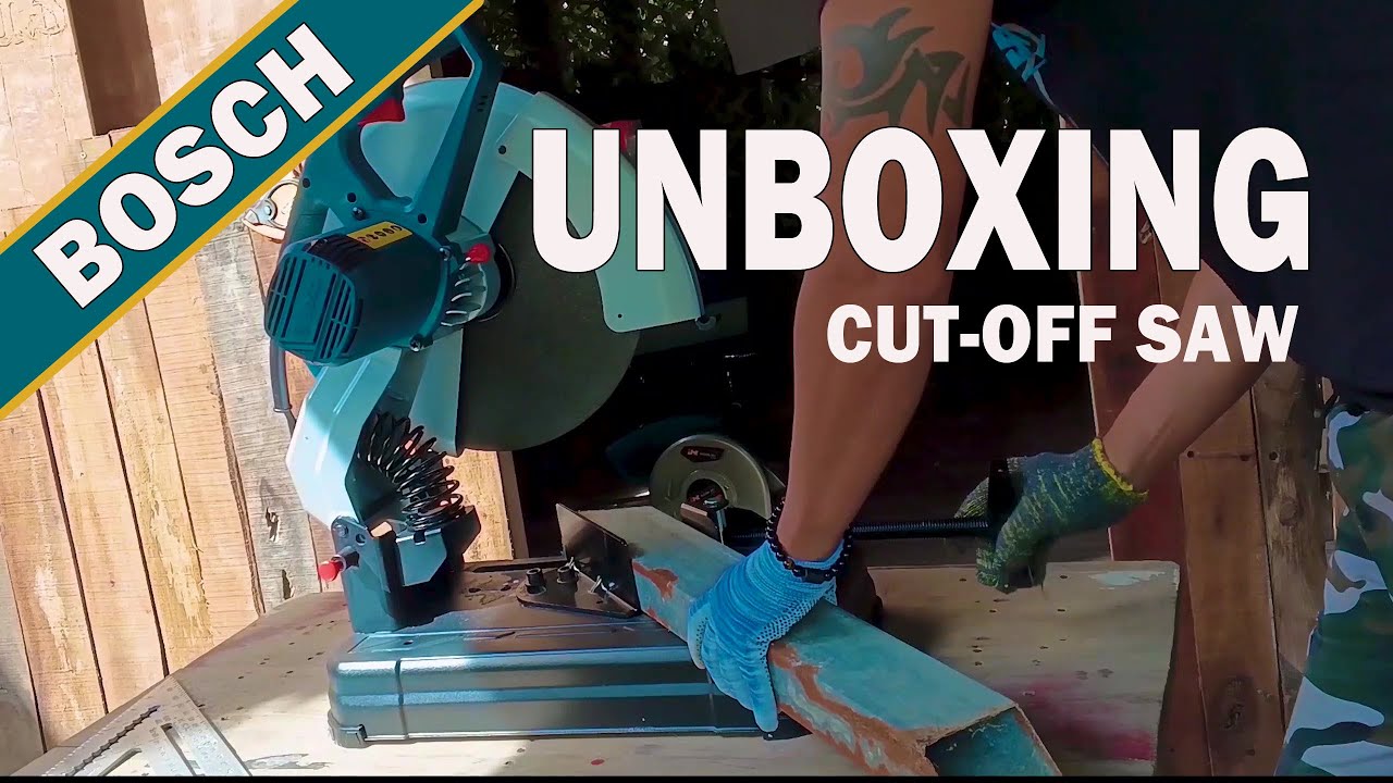 UNBOXING BOSCH CUT OFF SAW GCO 220 - YouTube