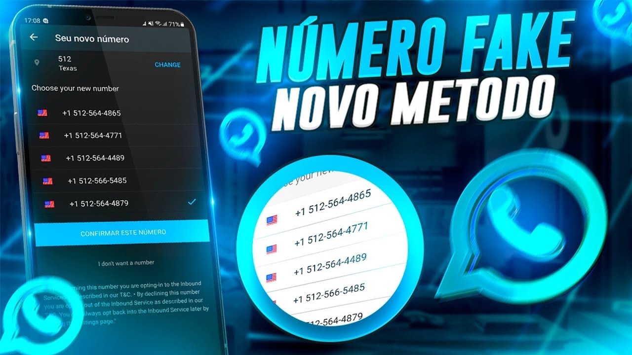Passo a Passo!🔥COMO CRIAR NÚMERO FAKE PARA WHATSAPP SEM CHIP FÍSICO E ...