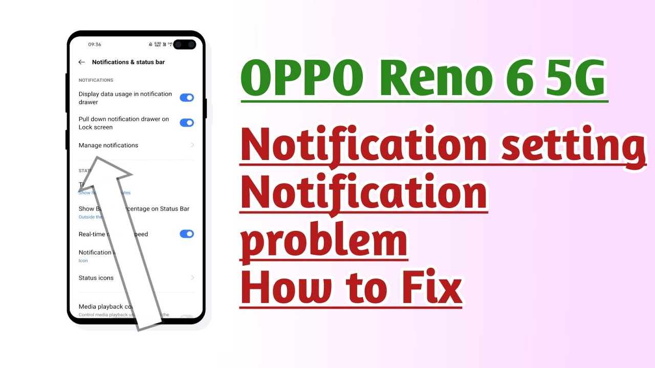 OPPO Reno 6 5G Notification setting Notification problem How to Fix ...