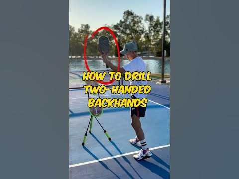 How to Drill Two-handed Backhands - YouTube