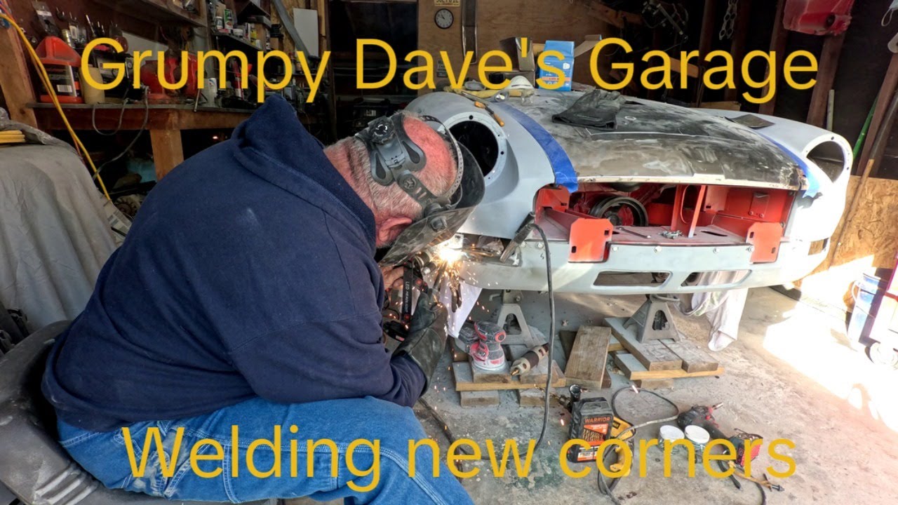 Grumpy Dave's Garage- Making changes in the front valance. - YouTube