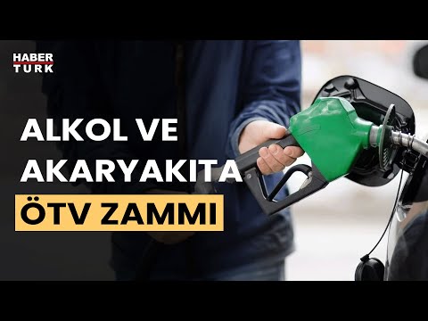 Akaryakıt ve alkolde ÖTV zammı belli oldu
