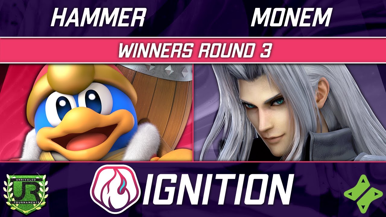 Hammer (Dedede) vs Monem (Sephiroth) - Ignition 356 WINNERS ROUND 3 - YouTube