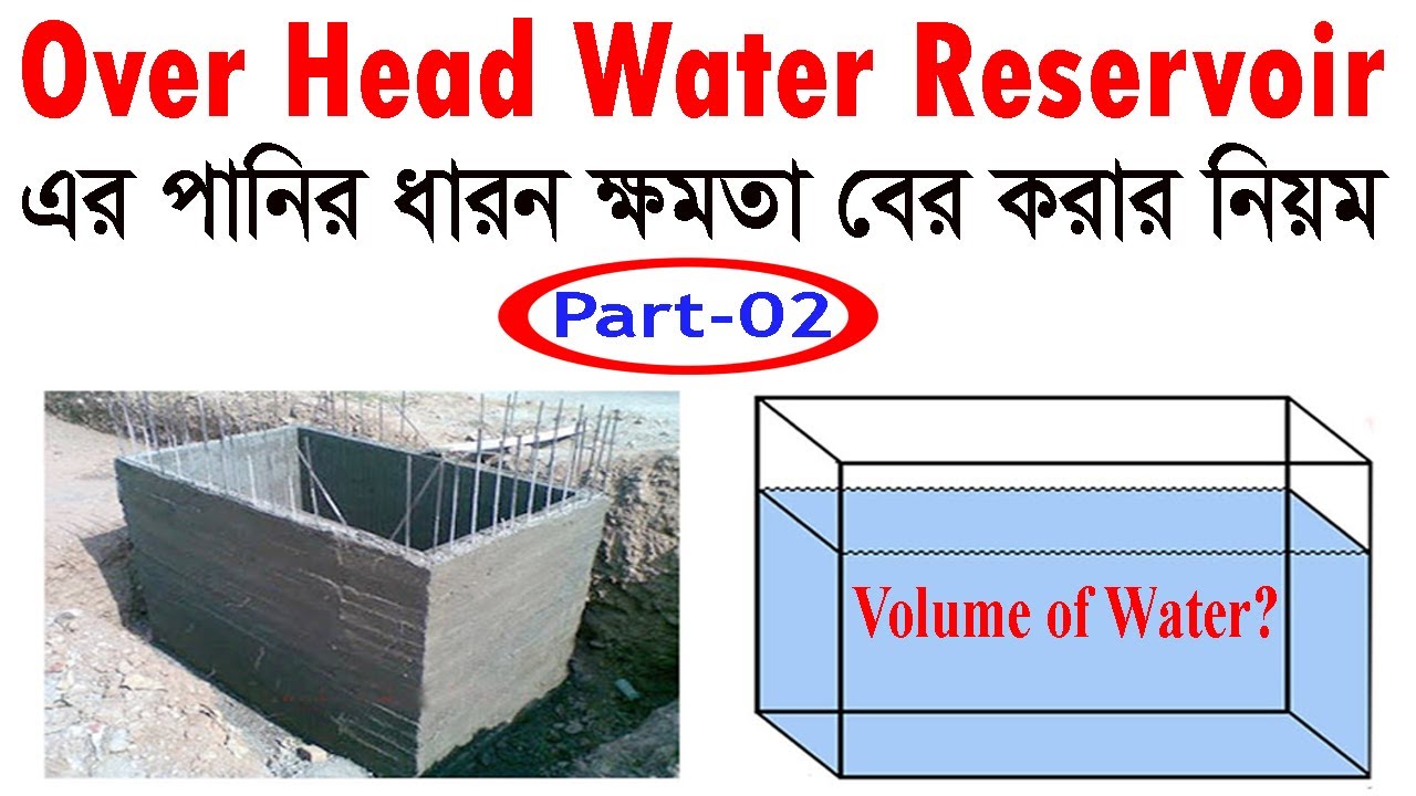 How to Calculate Water in Over Head Water Reservoir || Part-02 - YouTube