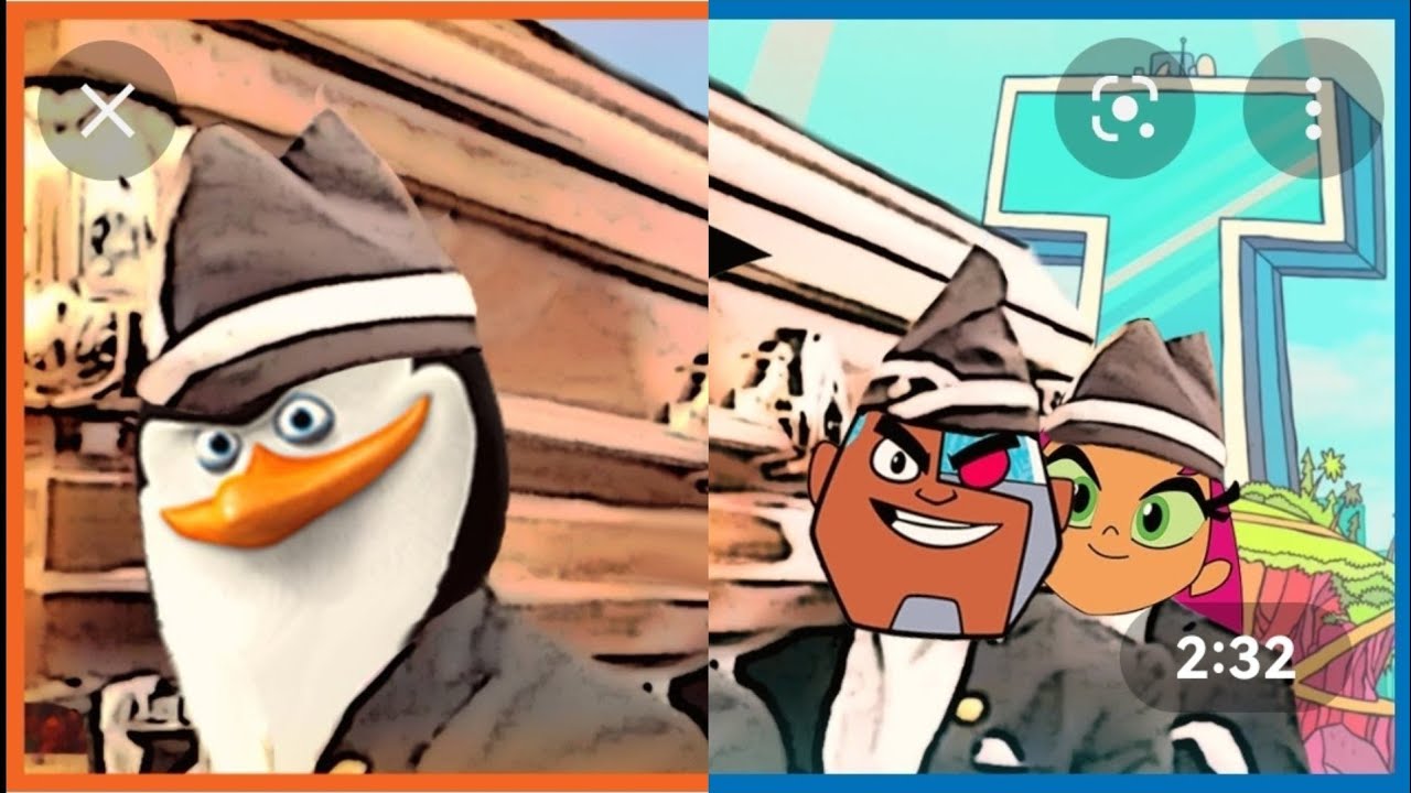 Ozyrys Penguins Of Madagascar And Teen Titans Go Mashup - YouTube