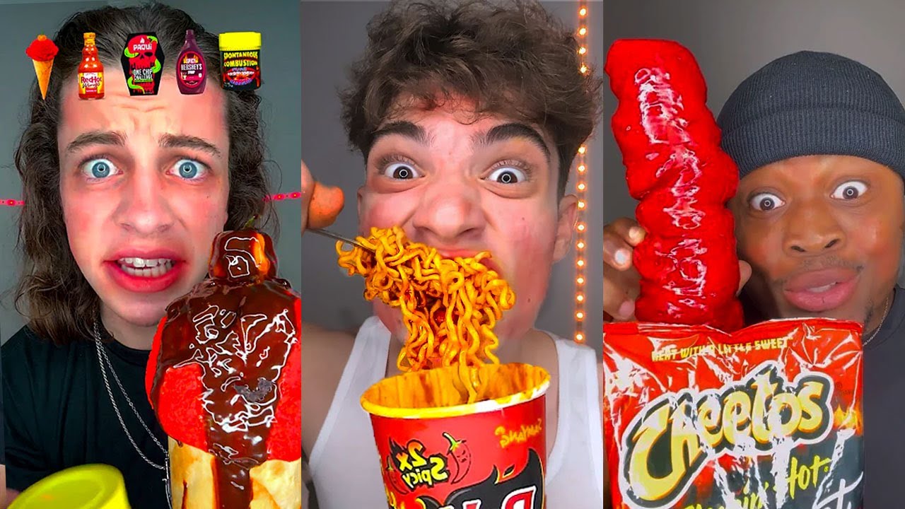 EXTREME Spicy Food Challenge — TikTok Compilation🥵🔥 - YouTube