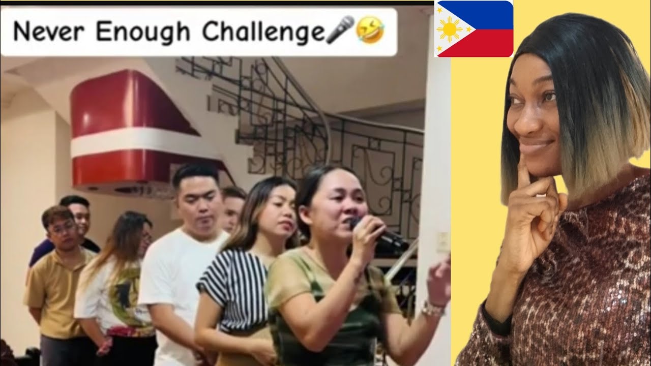 Filipino 'NEVER ENOUGH' Mic sharing CHALLENGE / REACTION - YouTube