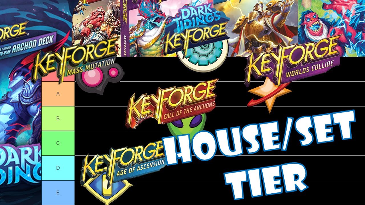 Keyforge House/Set Tier List - YouTube