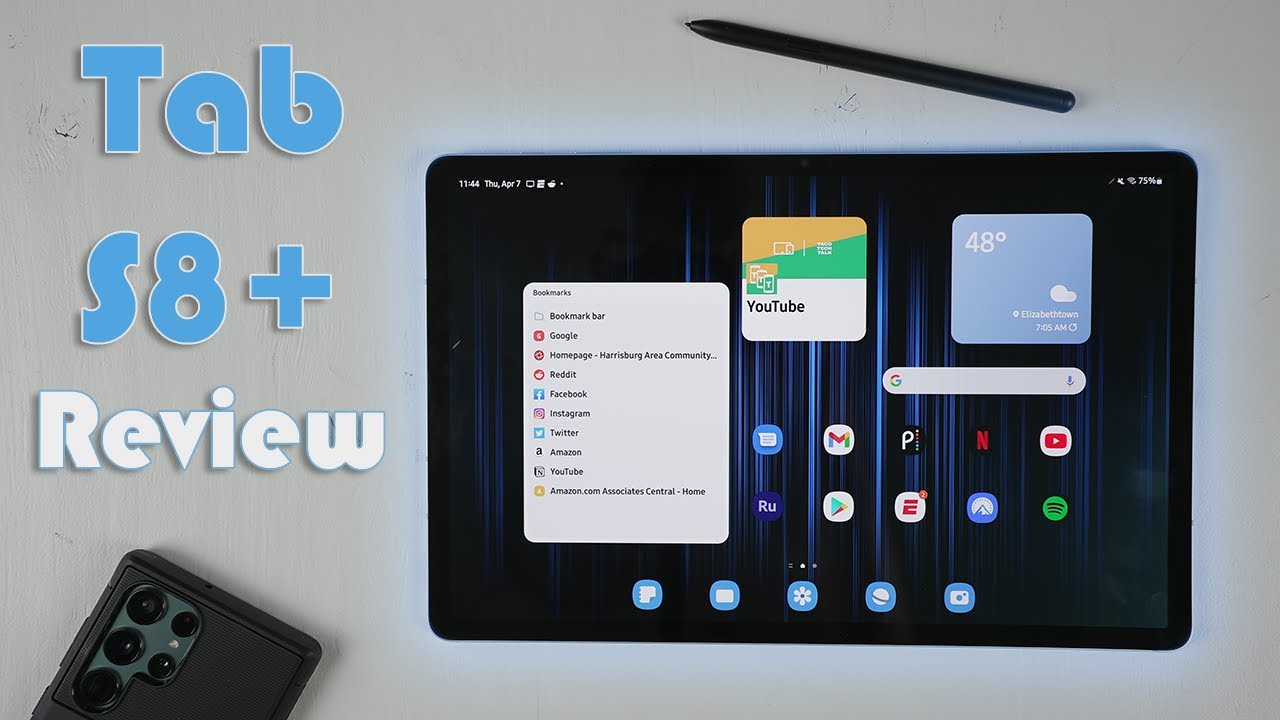 Tab S8+ Review: A Great Android Tablet! - YouTube
