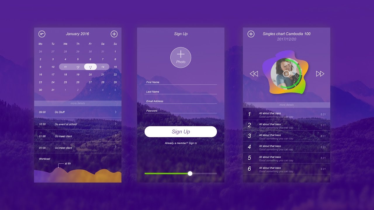 Ui Design Tutorial In Illustrator How To Design User Interface User