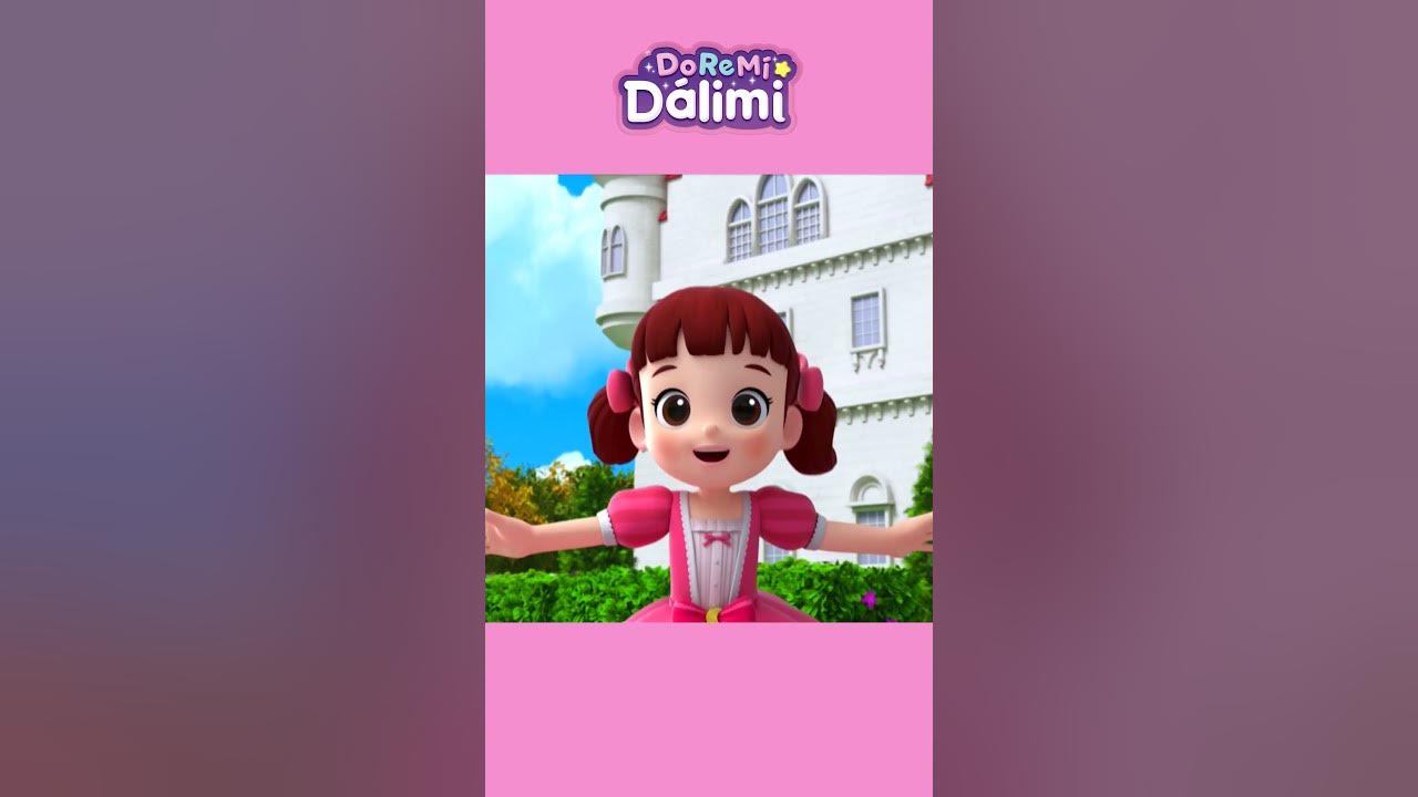 Transformarse en una princesa👗DoReMi Dálimi🌜Animación Musical🎹Canción🎠nursery rhyme #shorts ...