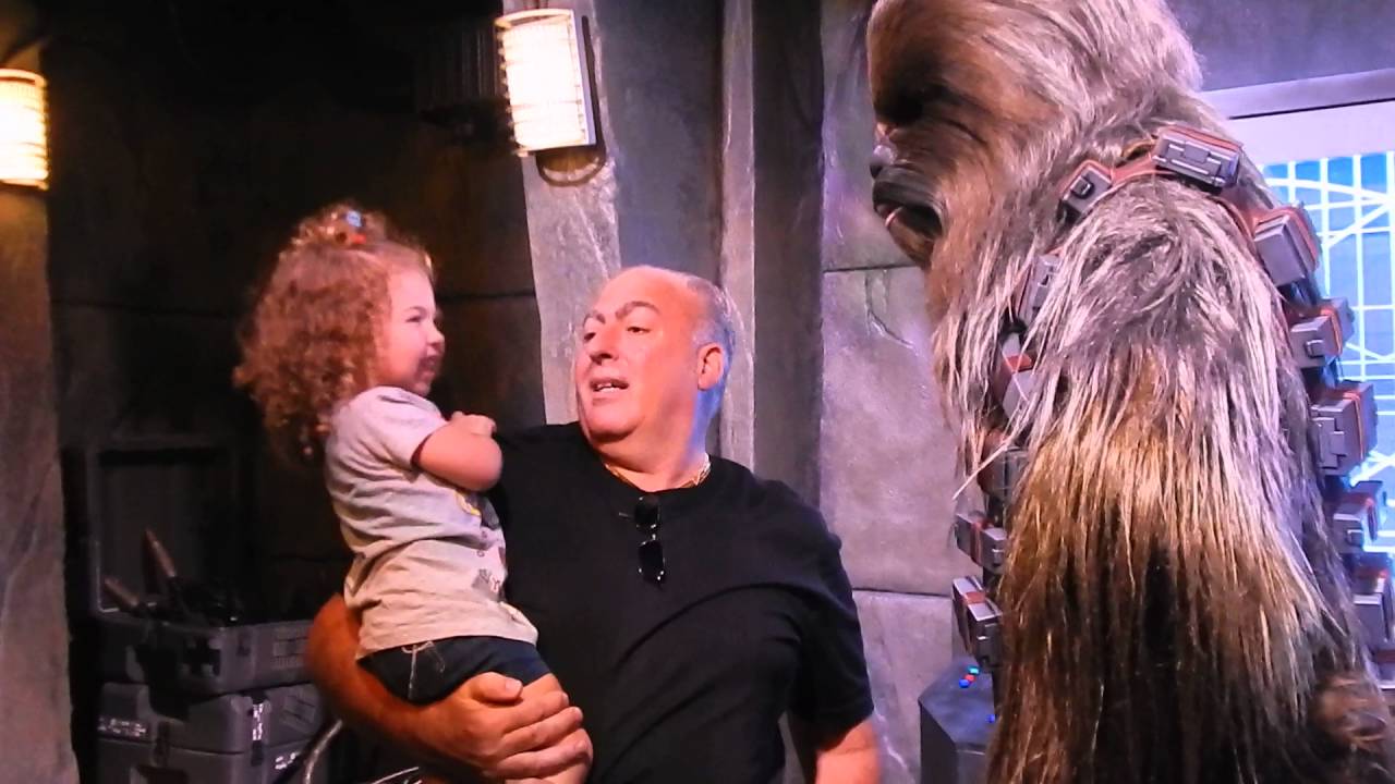 Chewbacca playing with cute little toddler - YouTube
